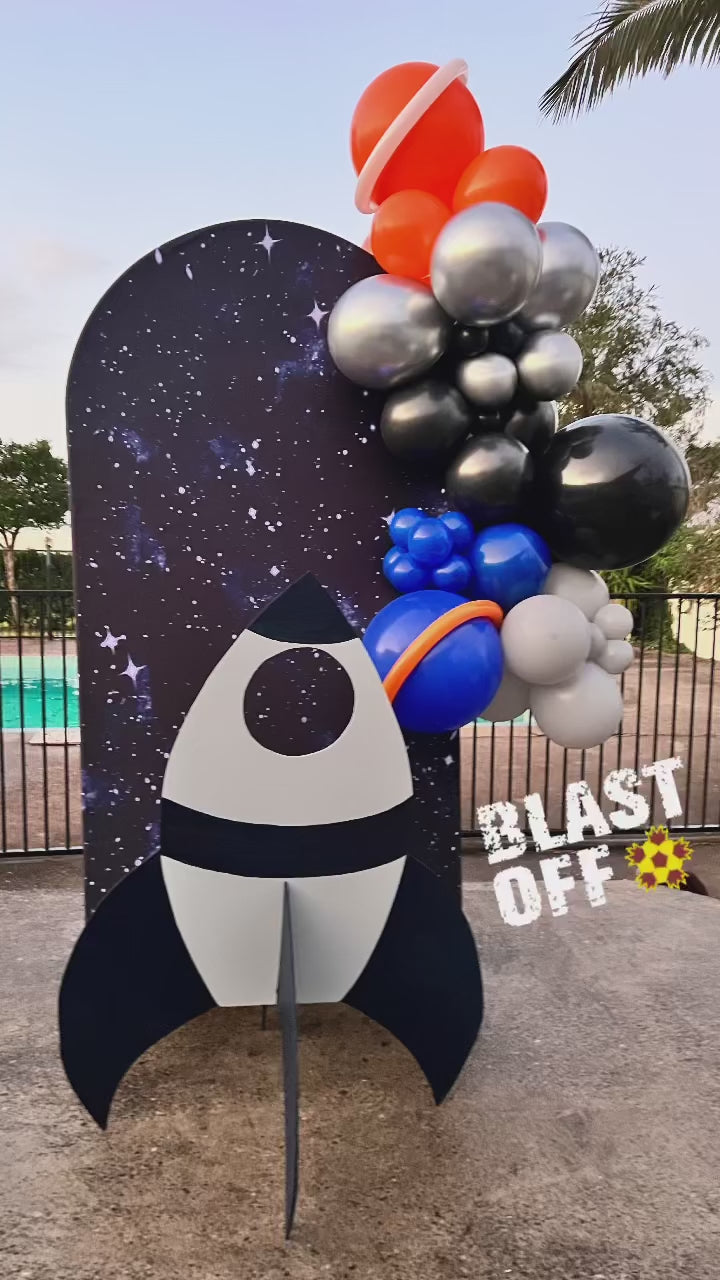 Unavailable Rocket cut out photo prop – V Party Queens